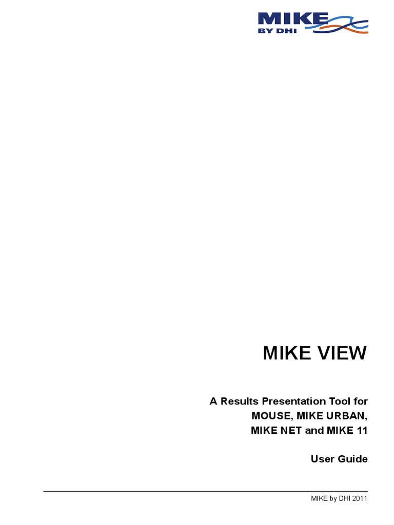 MIKEView User Guide | PDF | Menu (Computing) | Icon (Computing)
