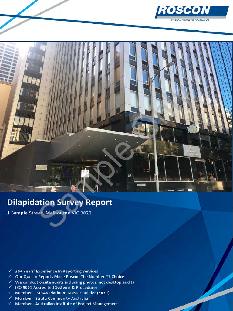 Dilapidation Sample 1 v2 | PDF