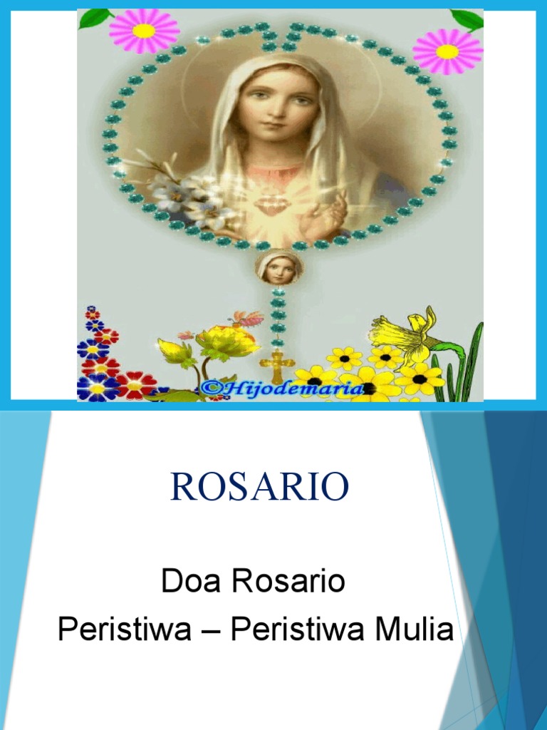 DOA ROSARIO Peristiwa Mulia | PDF
