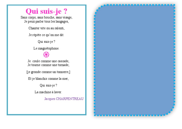Qui Suis Je | PDF