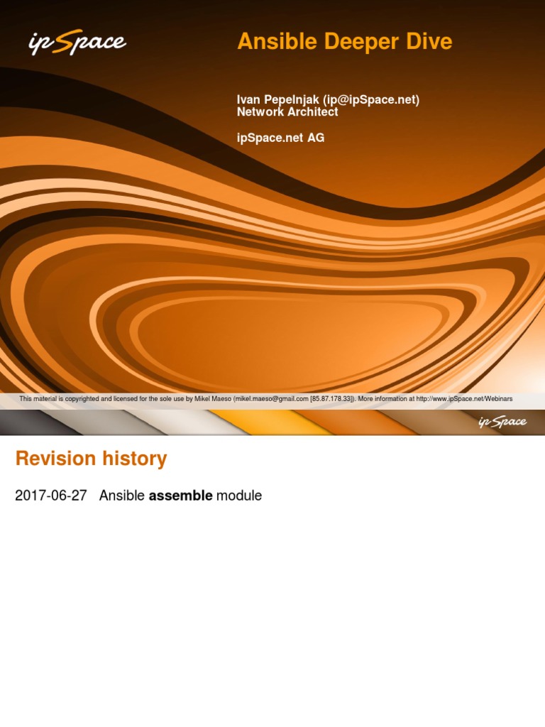 Ansible Deeper Dive | PDF