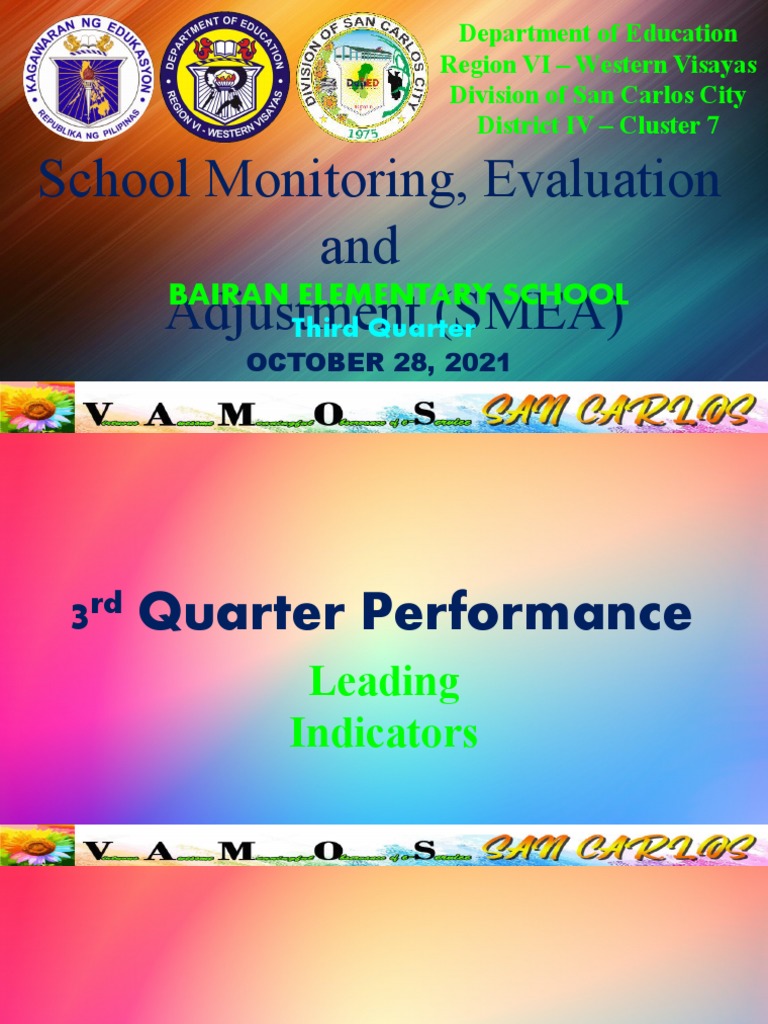 3rd Quarter School Performance Report | PDF | Literacy | Waste