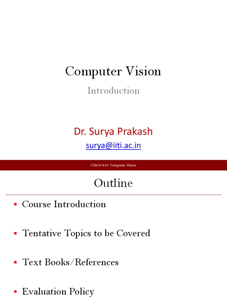 Lecture 1 Introduction | PDF