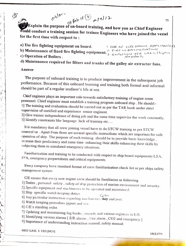 Cl3 CEO Qustion and Answers | PDF