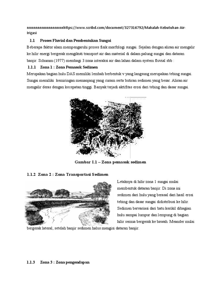 Proses Fluvial dan Bentuk Sungai | PDF