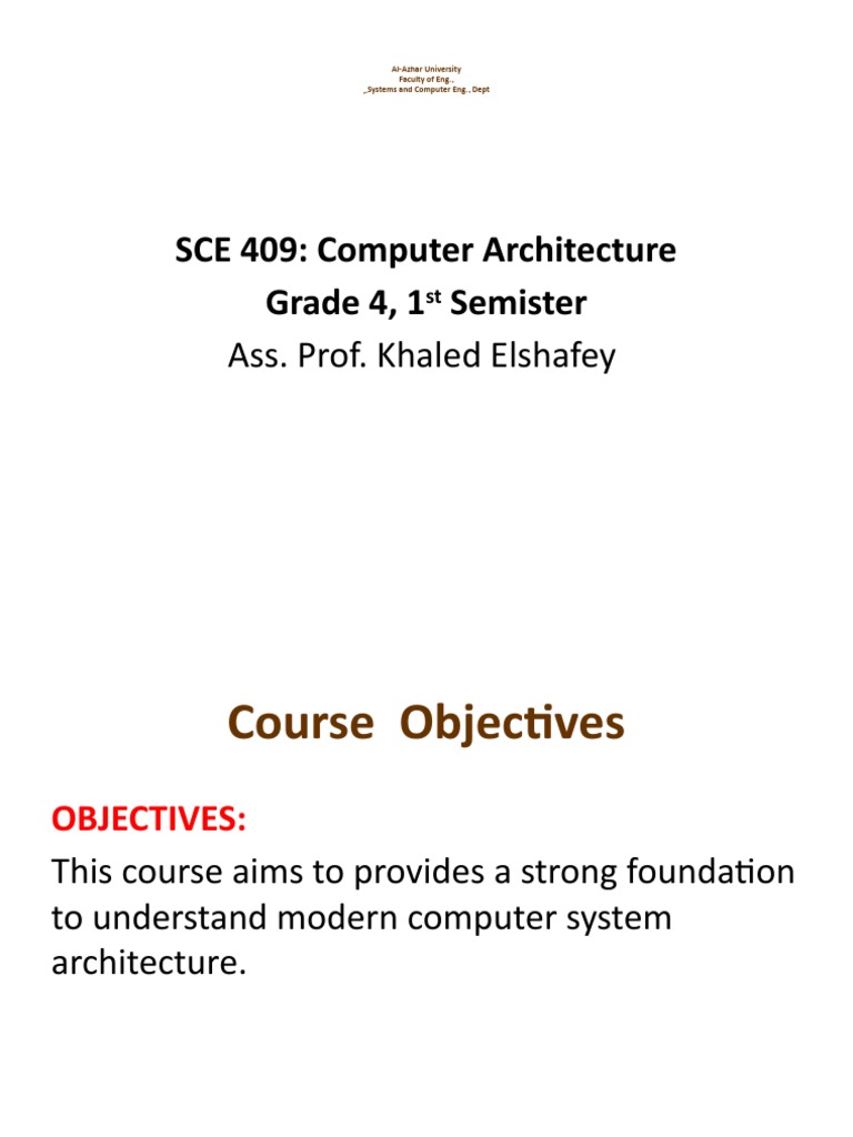 Lec 1 Pdf Central Processing Unit Parallel Computing