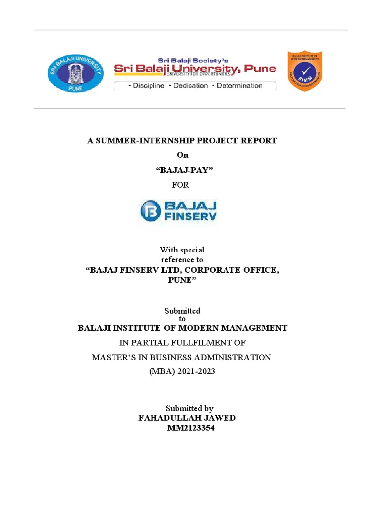 An Insightful Analysis Of Bajaj Finserv Limited s New Bajaj Pay Project