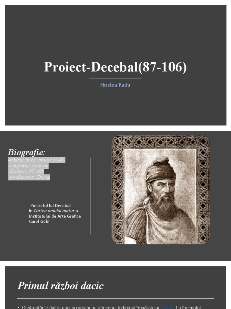 Proiect Decebal (87 106) | PDF