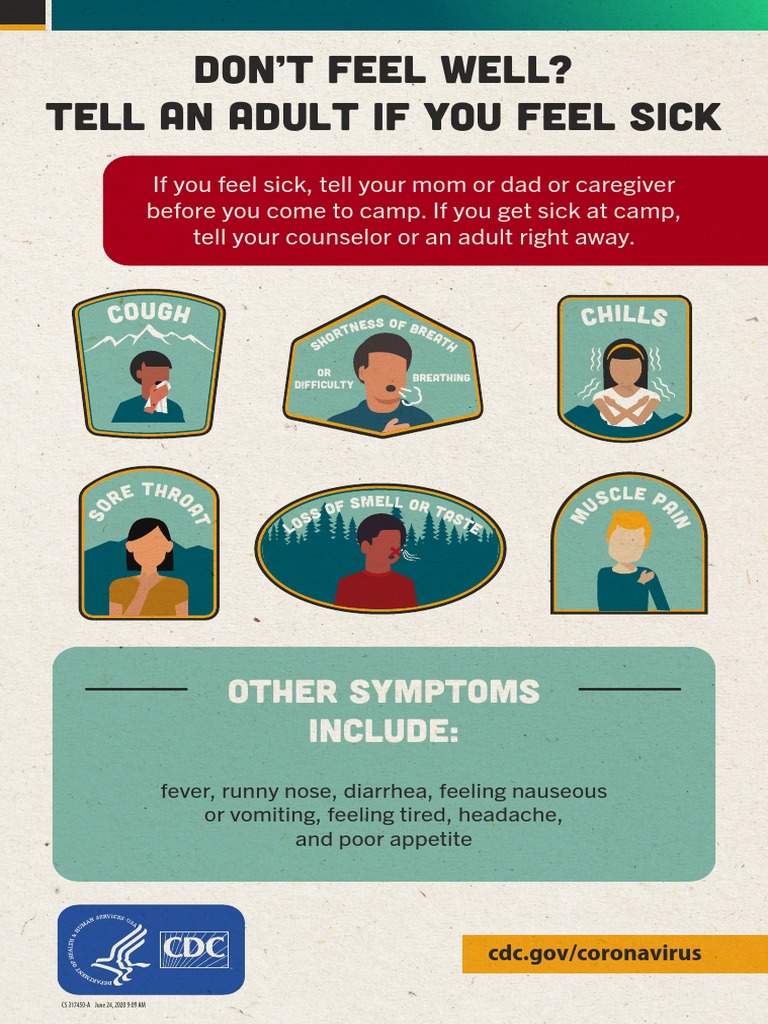 COVID19 Dont Feel Well Summer Camp | PDF
