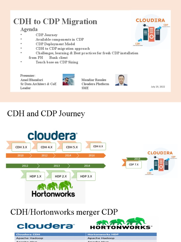CDH To CDP Migration-July29v3 | PDF