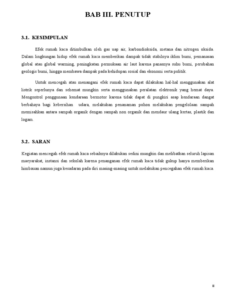 Bab Iii Penutup | PDF