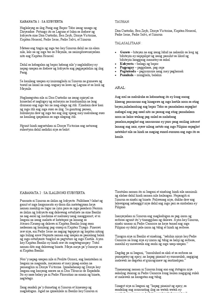 KABANATA 1 Filipino | PDF