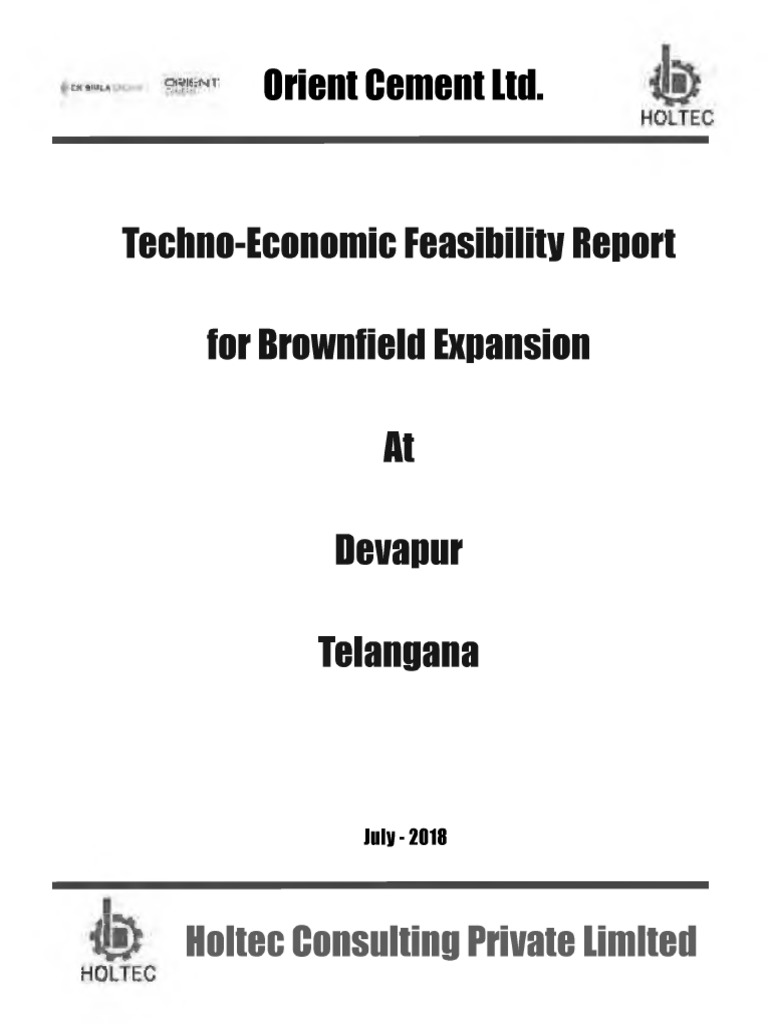 PFD File | PDF | Cement | Working Capital