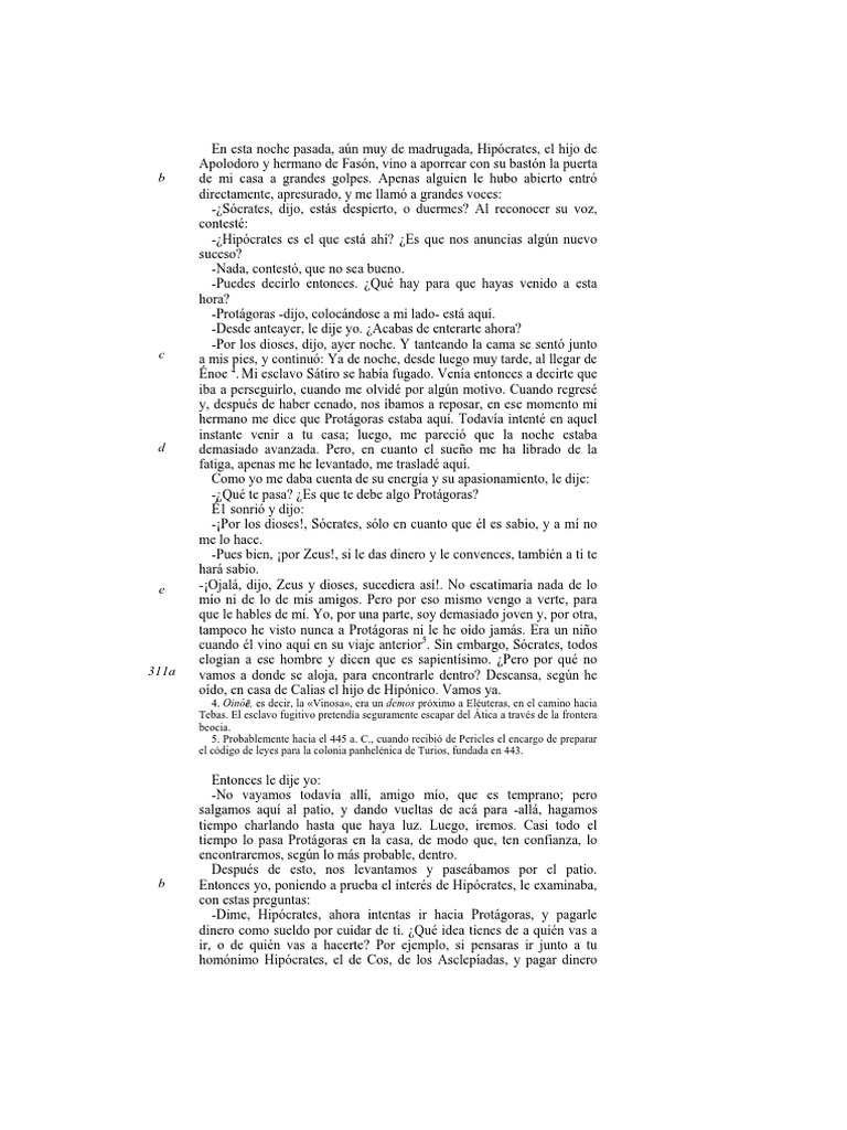 Platon Protagoras | PDF