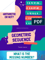Geometric Sequences | PDF | Sequence | Exponentiation