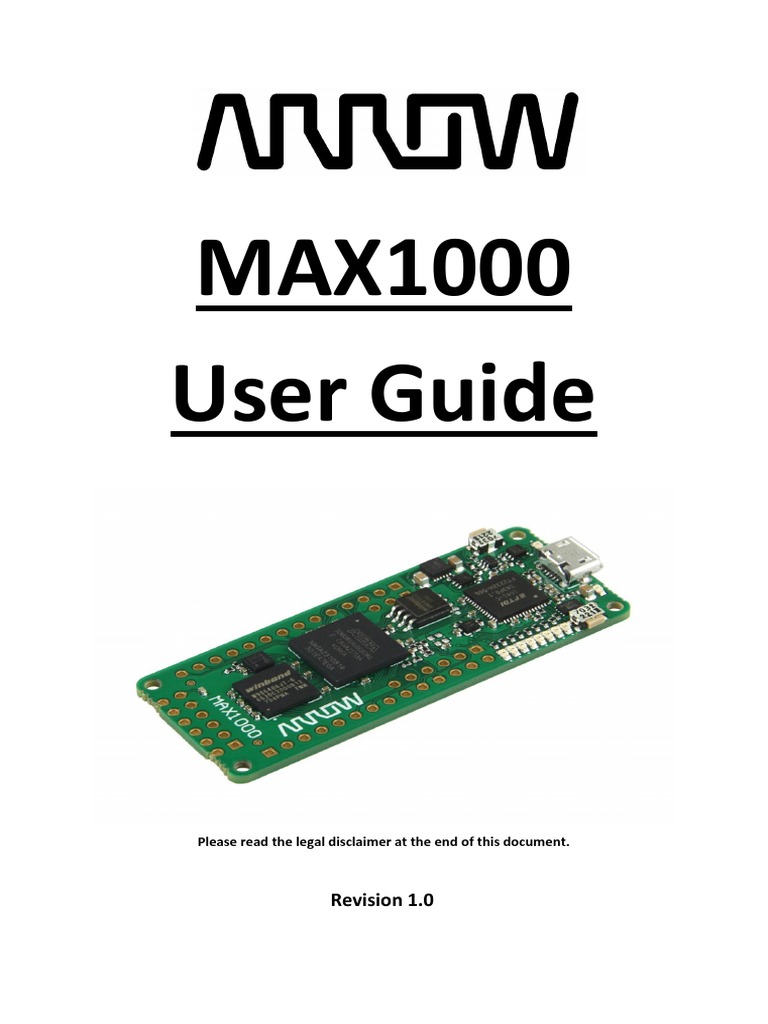MAX1000 User Guide | PDF