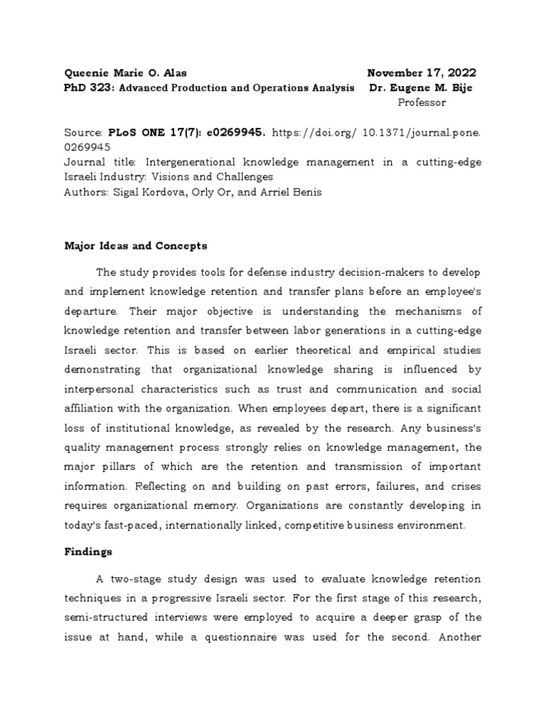 ALAS - Queenie Marie - Module 6 Review | PDF