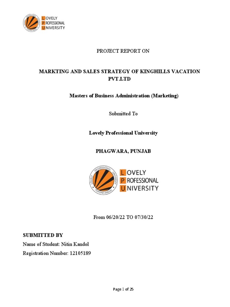 Summer Internship Report | PDF | Tourism | Economies