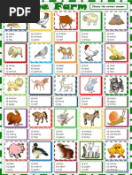 Domestic Animals Chart | PDF
