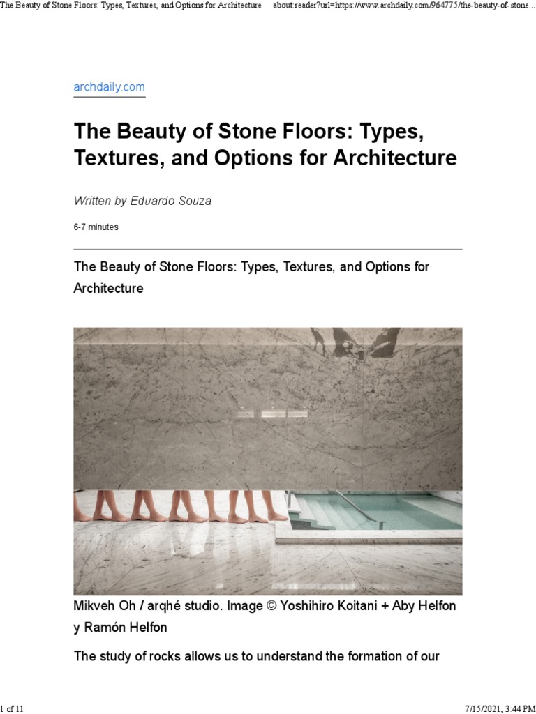 The Beauty of Stone Floors Types, Textures, and Options For ...