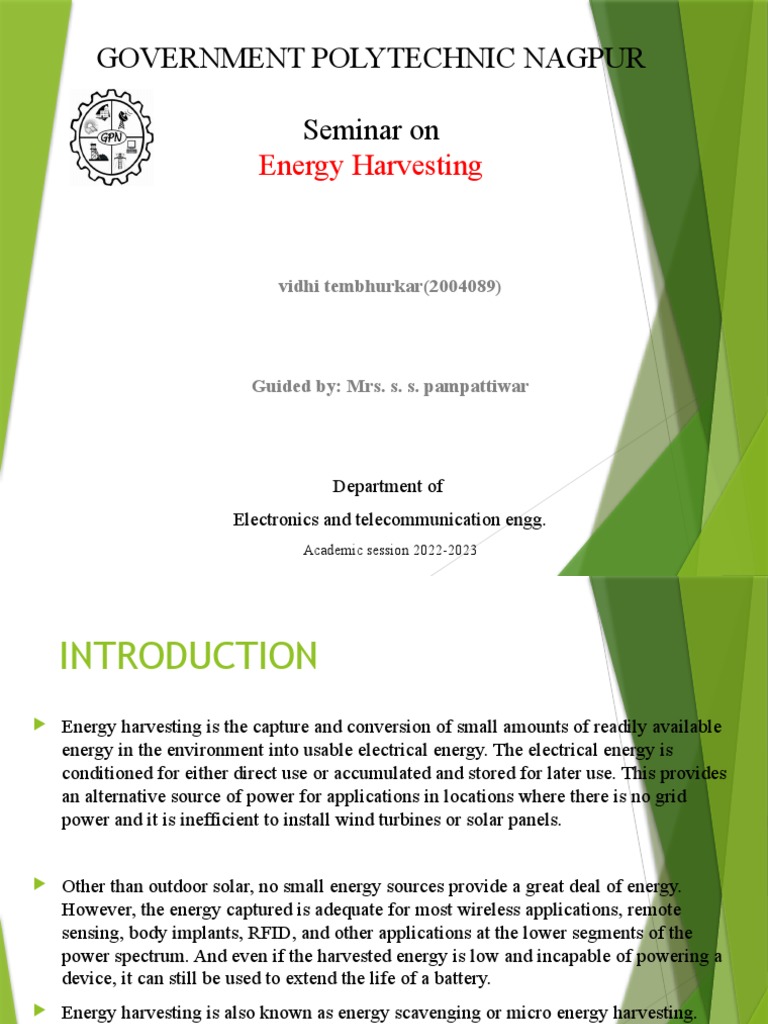 Front Page Format For Seminar PPT, Content and Guidelines | PDF ...