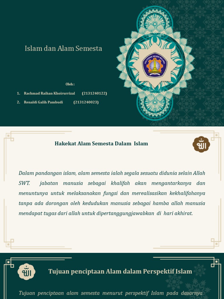 Islam Dan Alam Semesta | PDF | Agama & Spiritualitas
