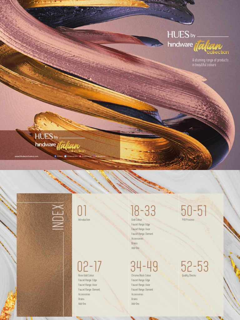 Stunning range of bathroom fixtures in rose gold, gold and chrome black ...