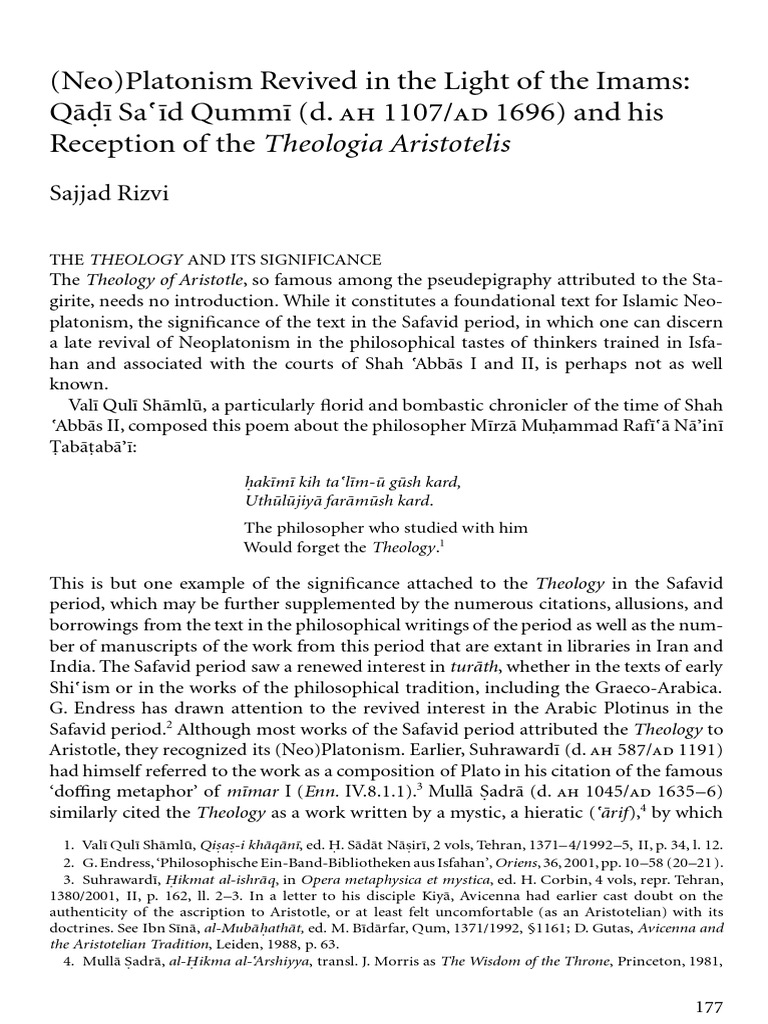 Neoplatonism Revised | PDF | Neoplatonism | Plato