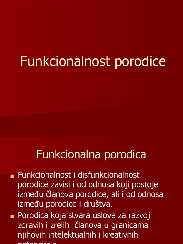 Porodicna | PDF