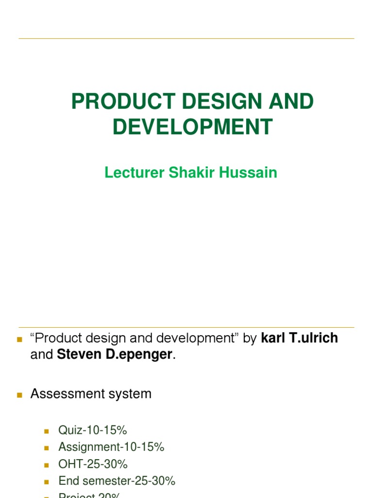 Chapter 1 | PDF | New Product Development | Product (Business)