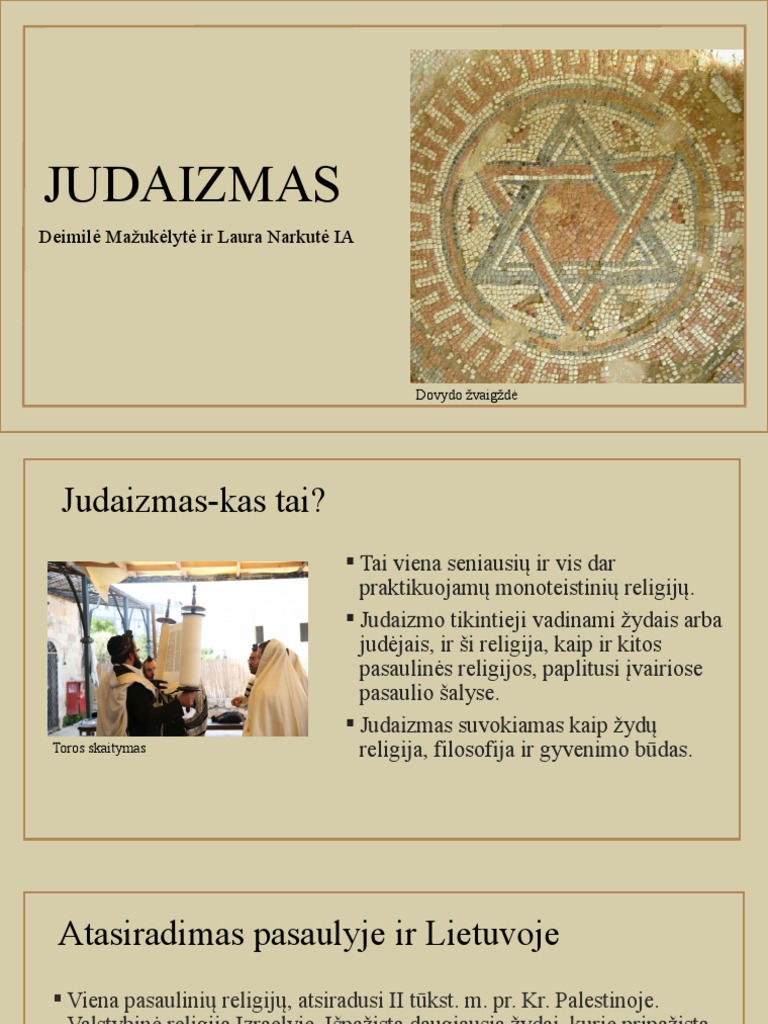Judaizmas 1a | PDF