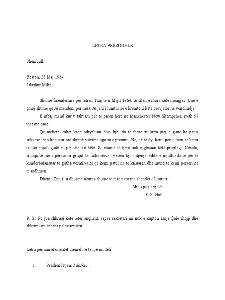 Letra Personale | PDF