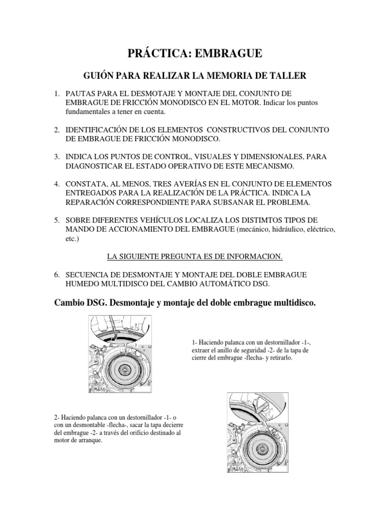 Embrague Mod | PDF | Embrague | Transmisión automática