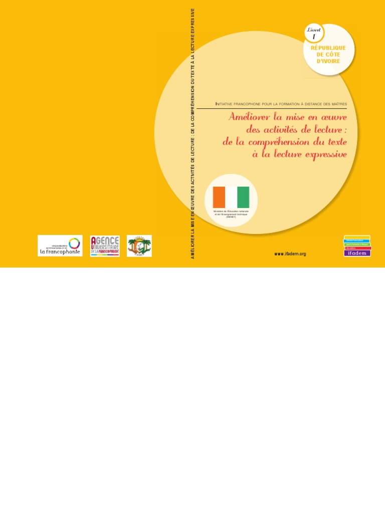 Cote Ivoire Livret - 1 Activites Lecture | PDF