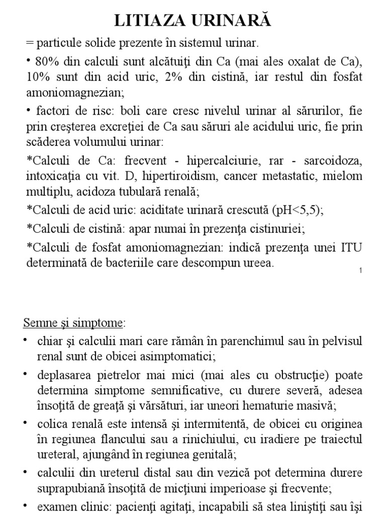 Curs MI Renal (Litatza, ITU, IRA, IRC) | PDF