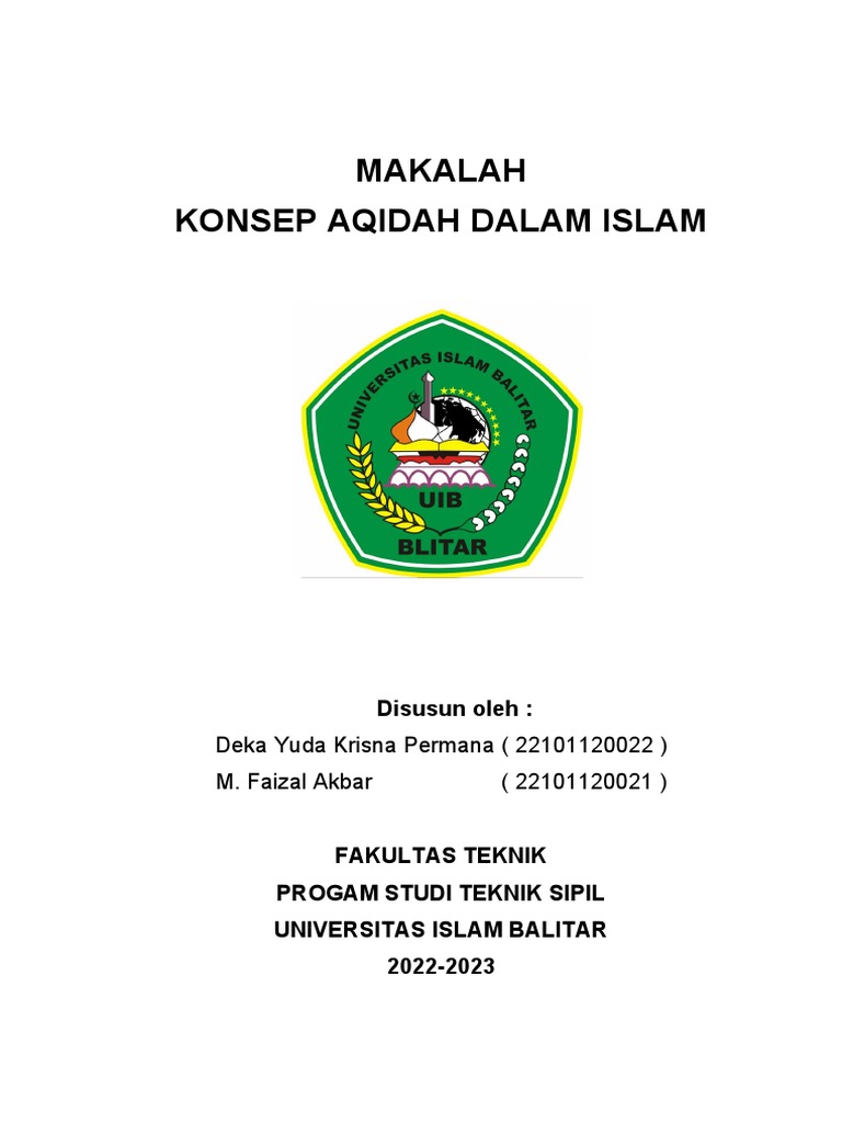 FINAL Makalah Aqidah Dalam Islam | PDF