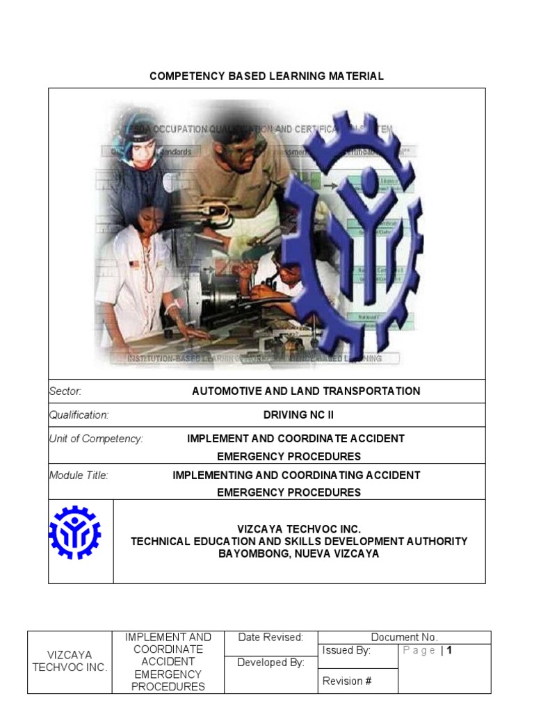 Implement Coordinate Accident Emergency Procedures | PDF | Emergency | First Aid