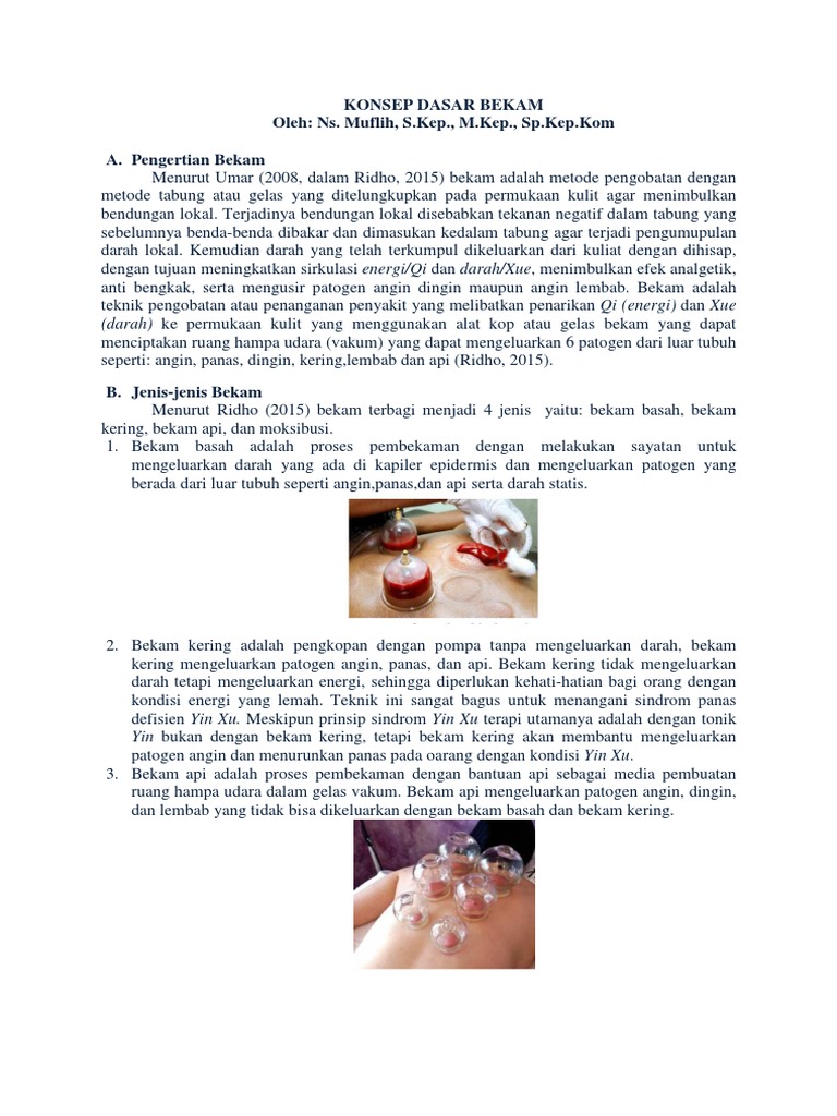 Panduan Lengkap Terapi Bekam dan Manfaatnya | PDF