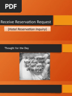 Reservation Standard Checklist For Booking Enquiry | PDF ...