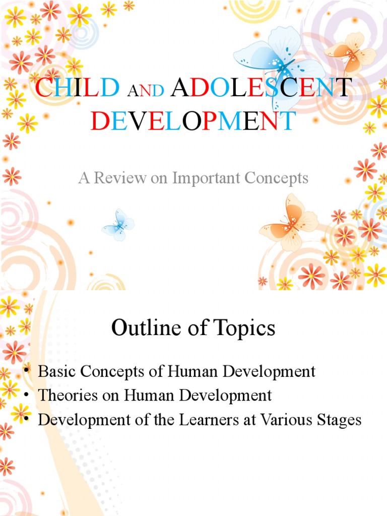 Child And Adolescent Development Pdf Developmental Psychology