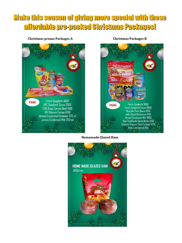 Xmas Packages | PDF
