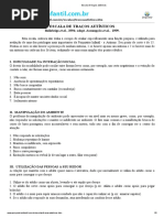 ESCALA ABC - (Lista de Checagem de Comportamento Autístico) | PDF