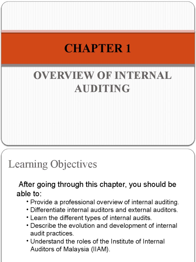 Overview of Internal Auditing | PDF | Internal Audit | Audit