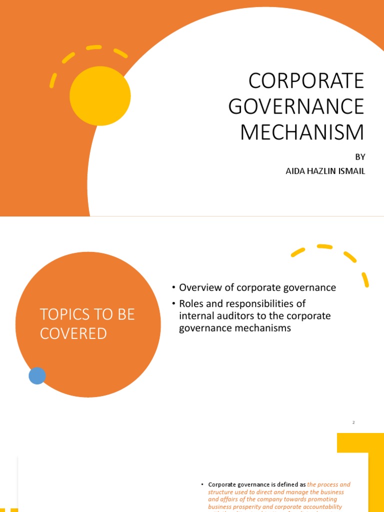 02 Chapter 2 - Corporate Governance Mechanism | PDF | Internal Audit ...