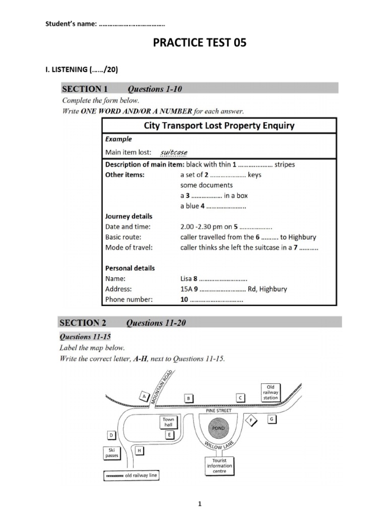 Practice Test 05 | PDF