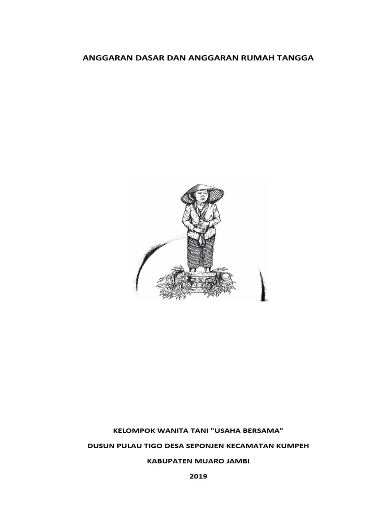 Contoh AD DAN ART Kelompok Tani | PDF