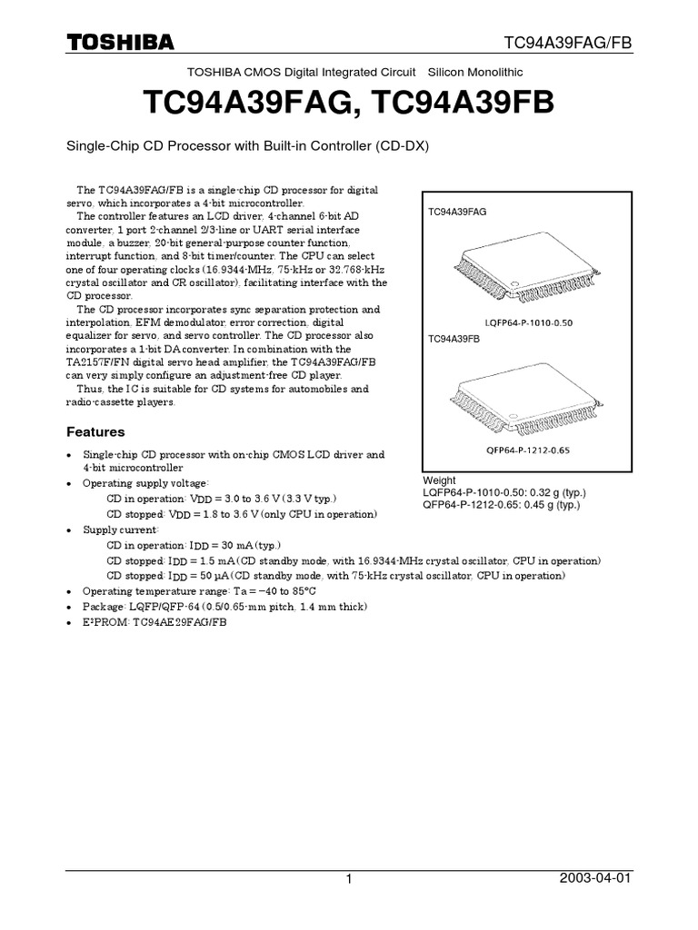 Datasheet 4 | PDF | Microcontroller | Central Processing Unit