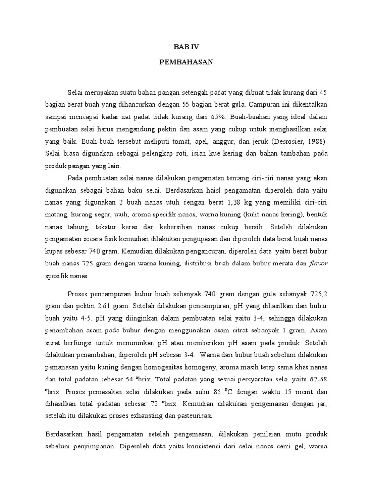 Bab IV Pembahasan Contoh | PDF | Kesehatan Holistik