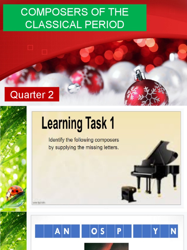 Classical Period Composers | PDF | Classical Period (Music) | Ludwig ...