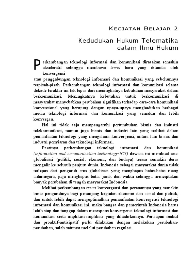 Materi II TIK HTN | PDF